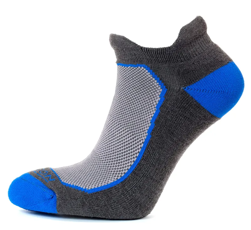 Horizon Premium Tab Low Cut Sock - Graphite/Royal