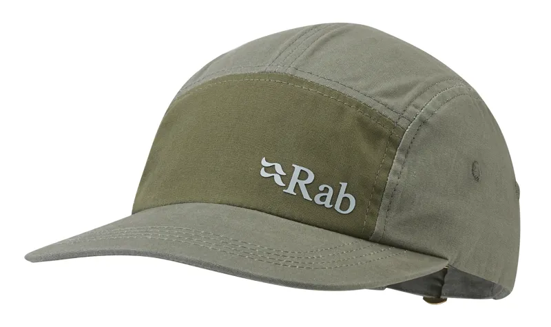 Rab Venant 5 Panel Cap - Light Khaki/Army