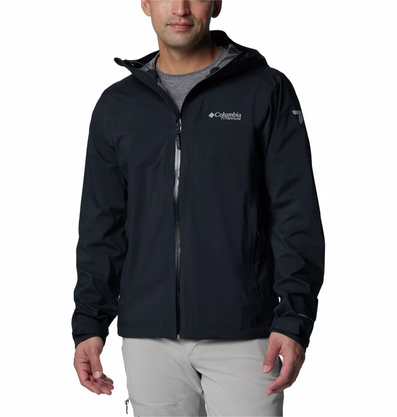 Columbia Men's Ampli-Dry III Waterproof Hiking Shell Jacket - Bla