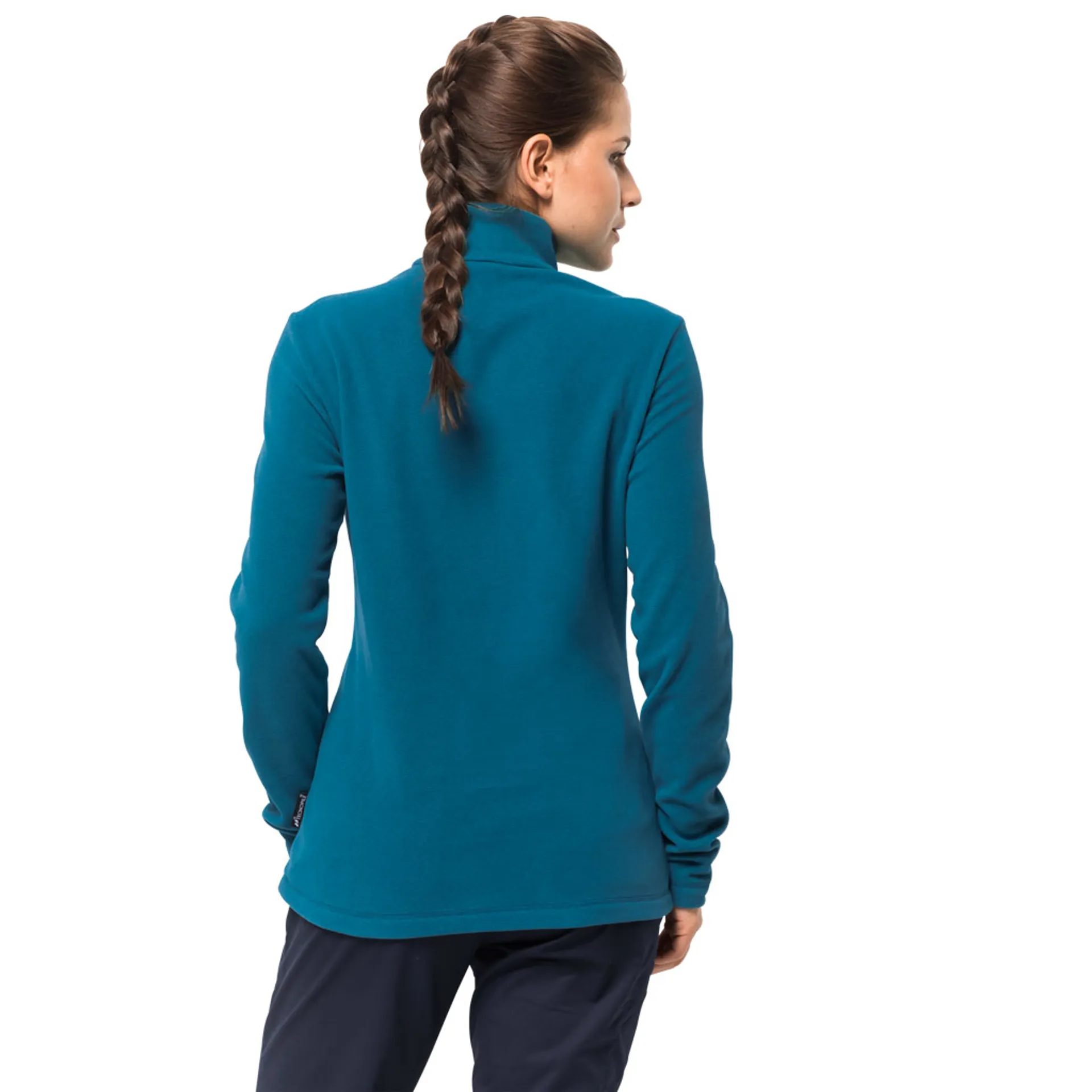 Jack Wolfskin Womens Arco Fleece Jumper - Celestial Blue Stripes